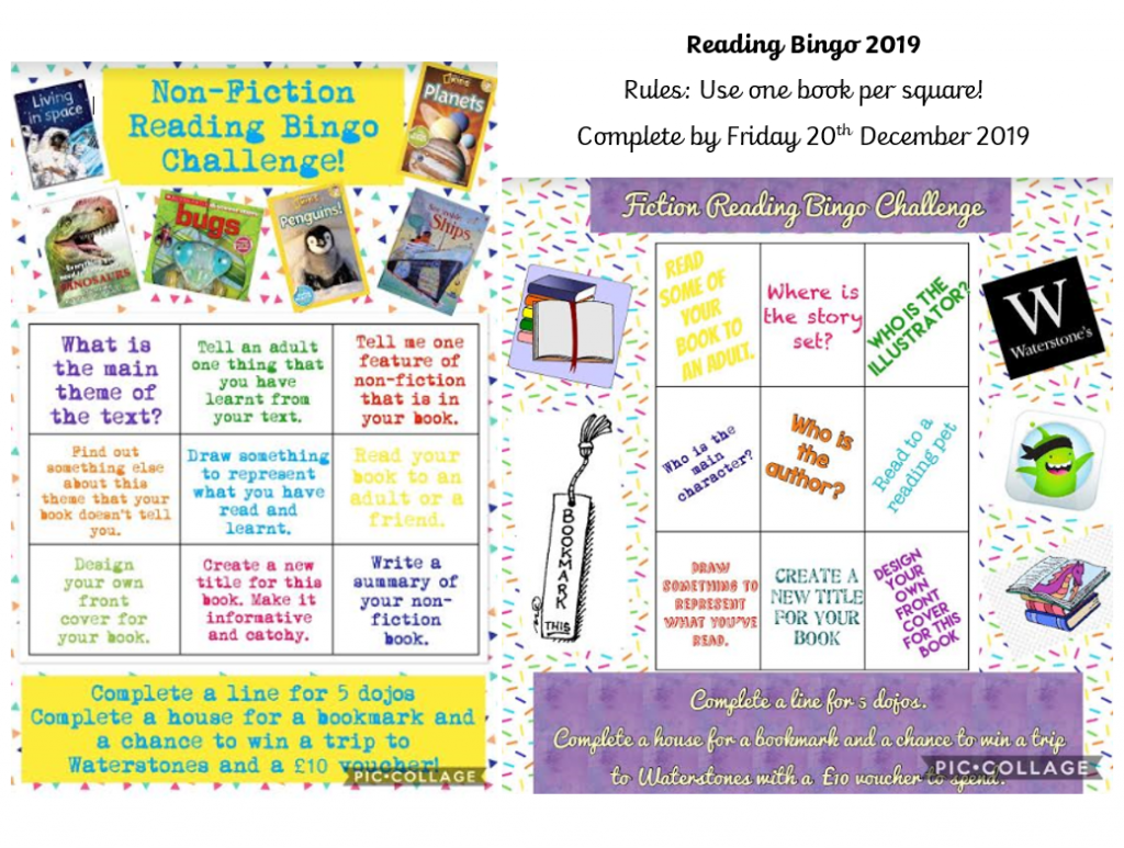 Reading Bingo Challenge – Worsbrough Common Primary School